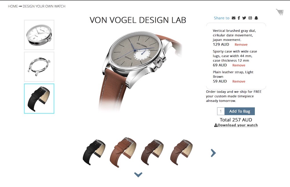 VON VOGEL Custom Timepieces - Total Design Reviews
